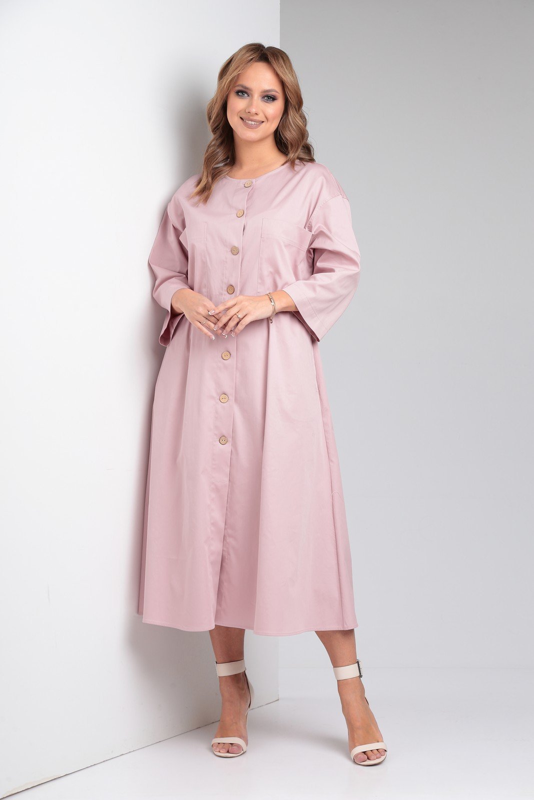 Платье 7699 пудра Tvin купить в интернет магазине Велесмода